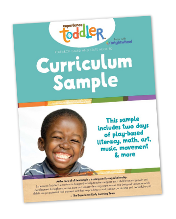 Samples Experience Toddler Curriculum Sample